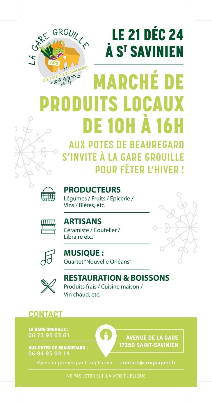 La Gare Grouille célèbre l’hiver avec un marché festif ! - Mairie de ...